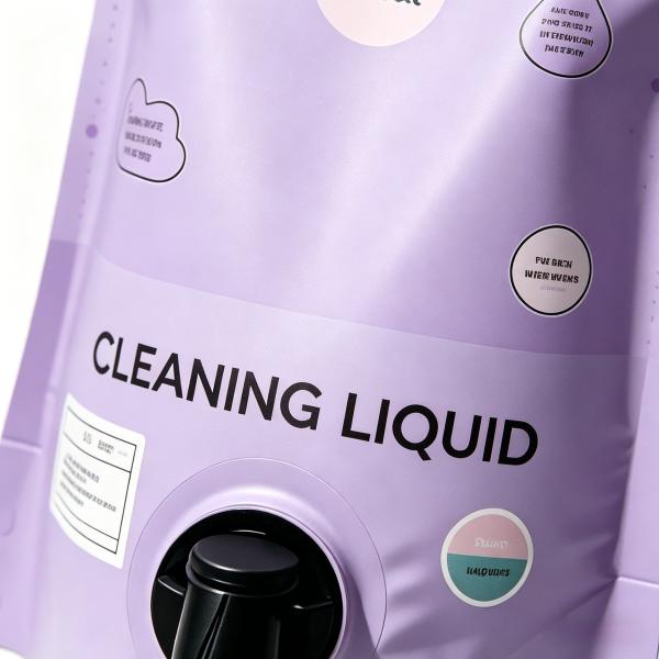 Quality Large Capacity Cleaning Liquid Stand-Up Pouch with Tap & Handle - Leak-Proof for sale