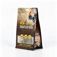 Quality Flat Bottom Pet Food Bag with Clear Window - Resealable Matte hang hole for sale