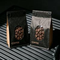 Quality Custom Printed Stand‑Up Pouches for Brand Visibility | Flat Bottom Kraft Coffee for sale