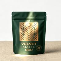 Quality Luxury Golden Foil Printed Matte Stand‑Up Pouch | Eco‑Friendly Resealable for sale