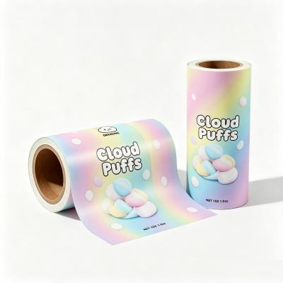 China Custom Printed HFFS High Barrier Rollstock Film | Food Grade Flexible Packaging Film for Marshmallow, Candy & Confectionery HFFS Automatic Packing for sale