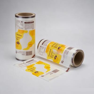 China Food Grade Laminated Packaging Roll Film For Custard Bun Cream Filled Bread | BOPP/CPP PET/PE Automatic Packing Roll Stock For Bakery Pastry OEM Custom Printed for sale