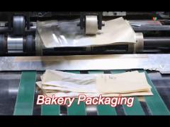 square bottom bread packaging bags custom bakery bags with window resealable tin tie tab lock
