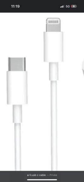 Quality Apple Iphone USB-C To Lightning Cable MM0A3 MX0K2 18W 20W 29W Convenient for sale