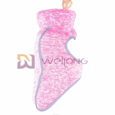 Cina Velcro che apre il rivestimento rosa Heather Dog Sweatshirt del cappotto dell'animale domestico del vello in vendita