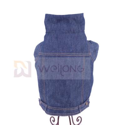 Cina Poli cane Jean Jacket blu di inverno del rivestimento del denim dell'animale domestico di berbero di 100% in vendita