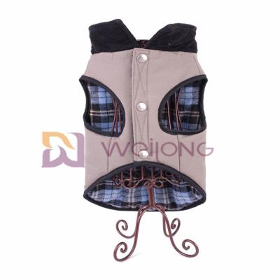 China Bolso 100% de prata verdadeiro do botão da manta de gama alta do revestimento do cão da lona do algodão XS S M L XL à venda