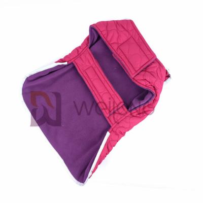 China O cão reversível Windproof da manta reveste o revestimento impermeável do cão do Pongee poli reflexivo da listra à venda