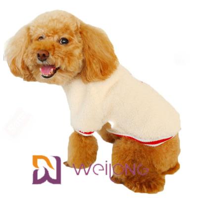 Cina La maglietta di Rib Knit Short Sleeve Pet tiene la maglietta molle calda di Sherpa per il cane in vendita
