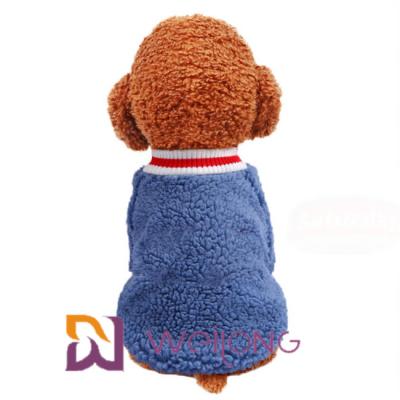 Cina La maglietta di Rib Knit Short Sleeve Pet tiene la maglietta molle calda di Sherpa per il cane in vendita