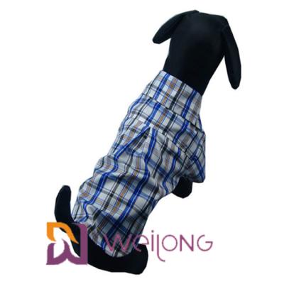 Cina L'animale domestico copre le camice del cane del plaid del cotone per i cani medi ISO9001 in vendita