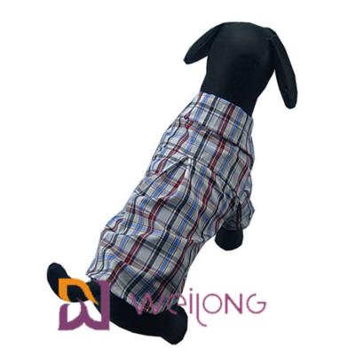 Cina L'animale domestico copre le camice del cane del plaid del cotone per i cani medi ISO9001 in vendita