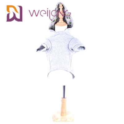Cina Maglietta felpata maniche corte di E Cat Dog Fleece Hoodie Cotton in vendita