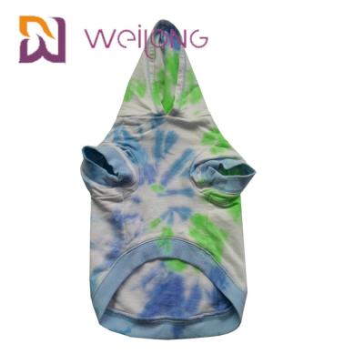 Cina Cotone Terry Tie francese - maglie con cappuccio del cane della Camera di maglia con cappuccio dell'animale domestico della tintura in vendita