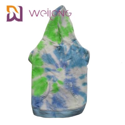 Cina Cotone Terry Tie francese - maglie con cappuccio del cane della Camera di maglia con cappuccio dell'animale domestico della tintura in vendita