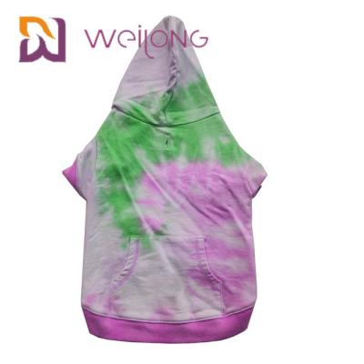 Cina Cotone Terry Tie francese - maglie con cappuccio del cane della Camera di maglia con cappuccio dell'animale domestico della tintura in vendita