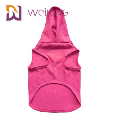 Cina La maglia con cappuccio di gomma Colourful dell'animale domestico di compleanno della stampa ha personalizzato la maglia con cappuccio rosa del cane in vendita