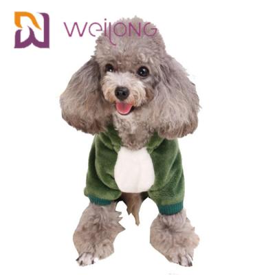 Cina Pigiami Cat Warm Dog Clothes Hoodie di Coral Velvet Crocodile Small Dog in vendita