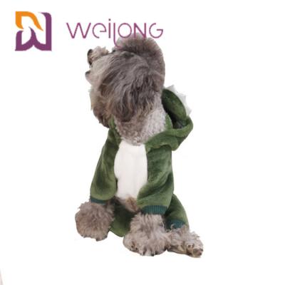 Cina Pigiami Cat Warm Dog Clothes Hoodie di Coral Velvet Crocodile Small Dog in vendita