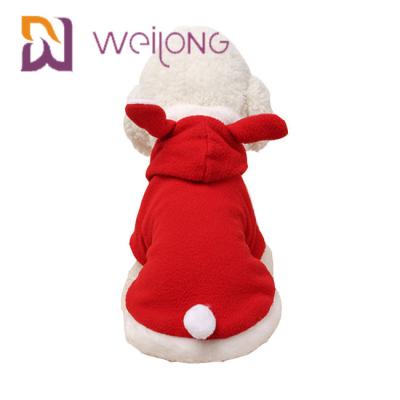 Cina Vello polare di maglia con cappuccio 100% dell'animale domestico di Pasqua Bunny Costume Halloween Cosplay Rabbit per Cat Dog in vendita
