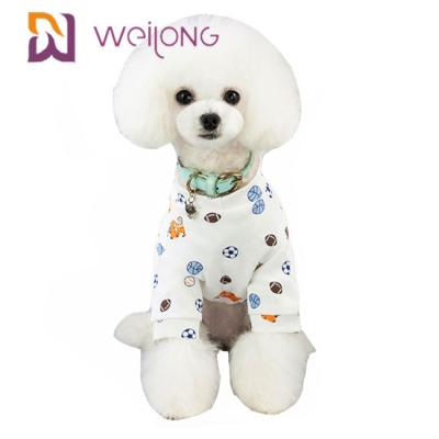 Cina Maglietta piena di Cat Pet Holiday Pajamas Printed del cane di personalizzazione di Kweilong in vendita
