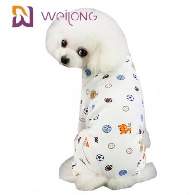 Cina Maglietta piena di Cat Pet Holiday Pajamas Printed del cane di personalizzazione di Kweilong in vendita