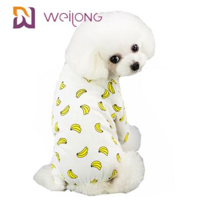 Cina Maglietta piena di Cat Pet Holiday Pajamas Printed del cane di personalizzazione di Kweilong in vendita