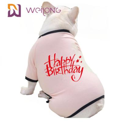 Cina Pigiami del cucciolo del Jersey del pigiama CVC dell'animale domestico compleanno di estate/della primavera in vendita