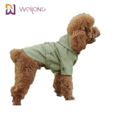 Cina Trench d'apertura del cane della saia del cotone di Cat Wind Pet Coat Snaps della primavera in vendita