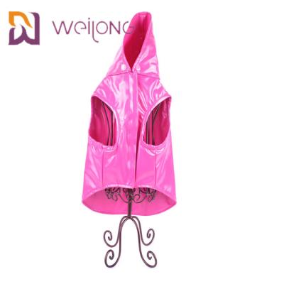 Cina Impermeabile impermeabile leggero di cuoio su misura del cane di Xl del cappotto del cane dell'unità di elaborazione di rosa in vendita