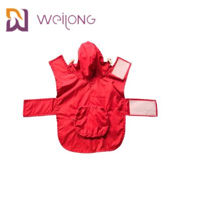 Cina Borsa Mesh Lining Xl Dog Raincoat dell'impermeabile dell'animale domestico di apertura del Velcro in vendita