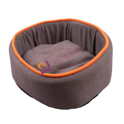 Cina Auto completamente lavabile rotondo del letto del cane della ciambella del lino che riscalda il letto di comodità del cane di BSCI in vendita
