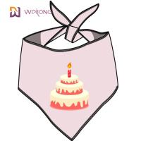 Cina La bandana dell'animale domestico del modello del bigné per gli accessori dell'attrezzatura di compleanno fa festa i rifornimenti in vendita