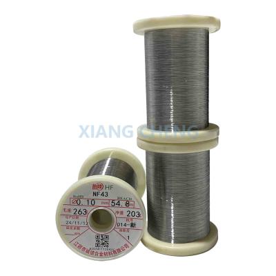 China NF43 PTC Ni-Fe Alloy Wire with 45-50% Nickel Content for Temperature Sensitive for sale