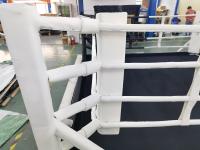 China 1m Platform Elevated Boxing Fighting Ring Canvas Cover With Strong Ropes for sale