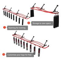 China Professional Boxing Bag Stand Foldable Adjustable Track Punching Bag Support for sale