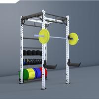 China Commercial Bench Press Squat Rack Pull Up Bar Half Power Rack for sale