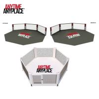China Custom Size MMA Floor Cage Octagonal Hexagonal Wrestle Cage for sale