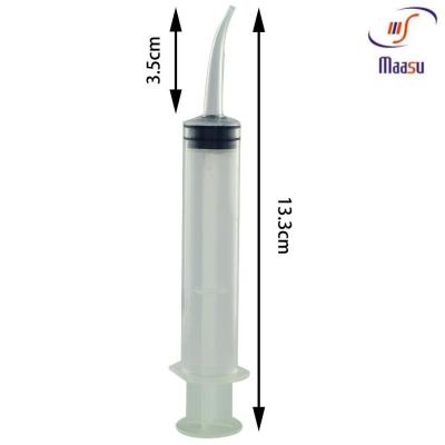 China 12cc Medical Dental Curved Irrigation Syringe Disposable for sale