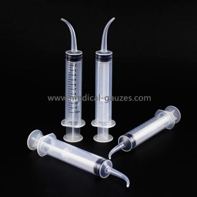 China 12cc Medical Dental Curved Irrigation Syringe Disposable for sale