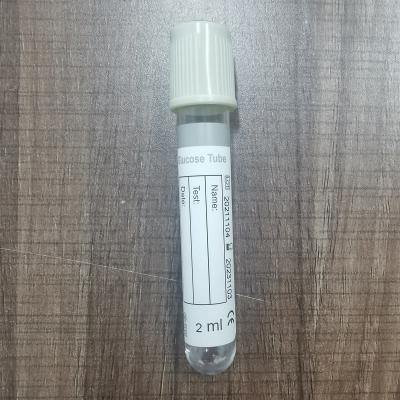 中国 血しょう標本の真空の血ブドウ糖の管1ml -灰色の帽子との10ml 販売のため