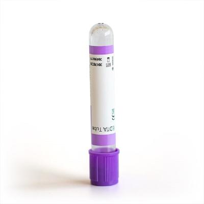 China Medical Use Vacuum EDTAK3 Tube PET Glass  For Hematology Tests 100 Pcs/Tray for sale