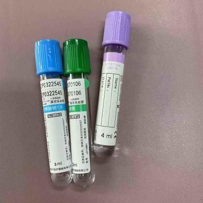China Blue Top Sodium Citrate Tube Plasma Glass Plastic 1.8ml - 8ml for sale