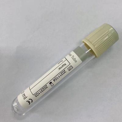 China Sodium Fluoride Tube For Glucose EDTA Heparin Tube Grey Cap for sale