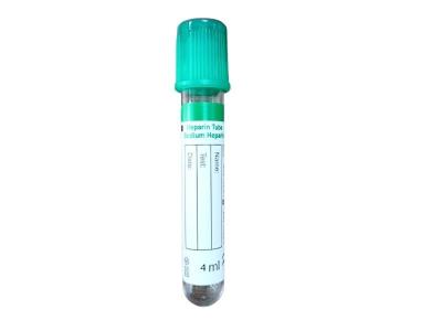 China Blood Collection Lithium Heparin Tube Rapid Emergency Biochemical Testing Vacuum for sale