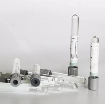 China Customized Capacity Gray Top Disposable Vacuum Blood Collection Tube For Hospital for sale