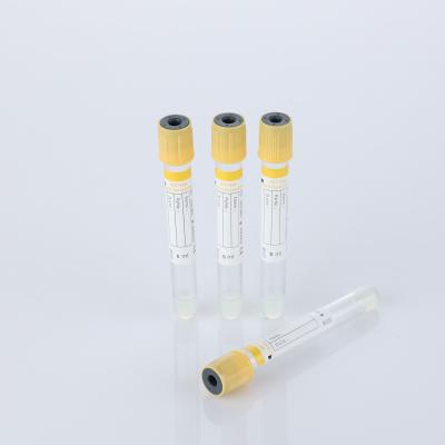 China Safe Medical Vacuum Blood Collection Tube 1 - 10ml Gel Tube With Yellow Top for sale