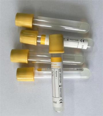 China Yellow separation gel + coagulant glass or plastic material single-use vacuum collection tube, used for obtaining serum samples for sale