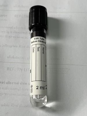 China 1.6ml ESR Vacuum Tube with 3.8% Sodium Citrate for Sedimentation Rate for sale