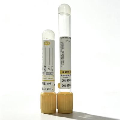 China Gold Top SST Vacuum Tubes: Integrated Gel Barrier & Silica Clot Accelerator for sale